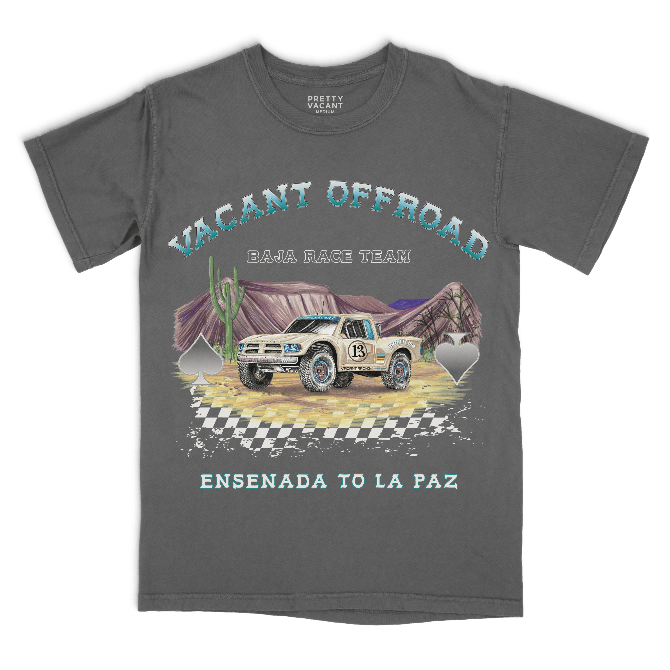 Baja Racing Premium Tee – Pretty Vacant Brand